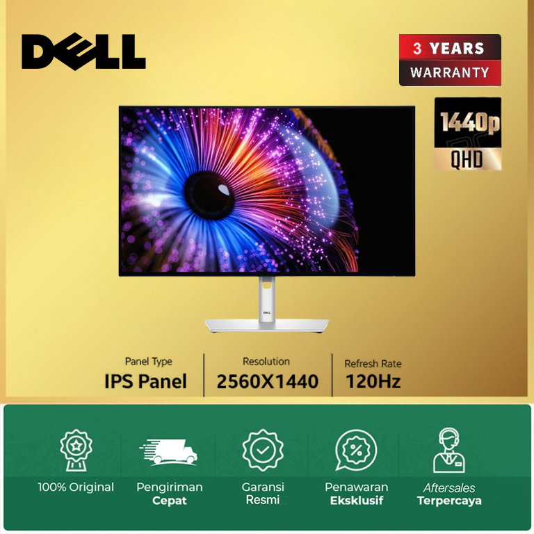 Jual Monitor LED Dell UltraSharp U2724DE - QHD 120Hz 27" Inch | Shopee ...