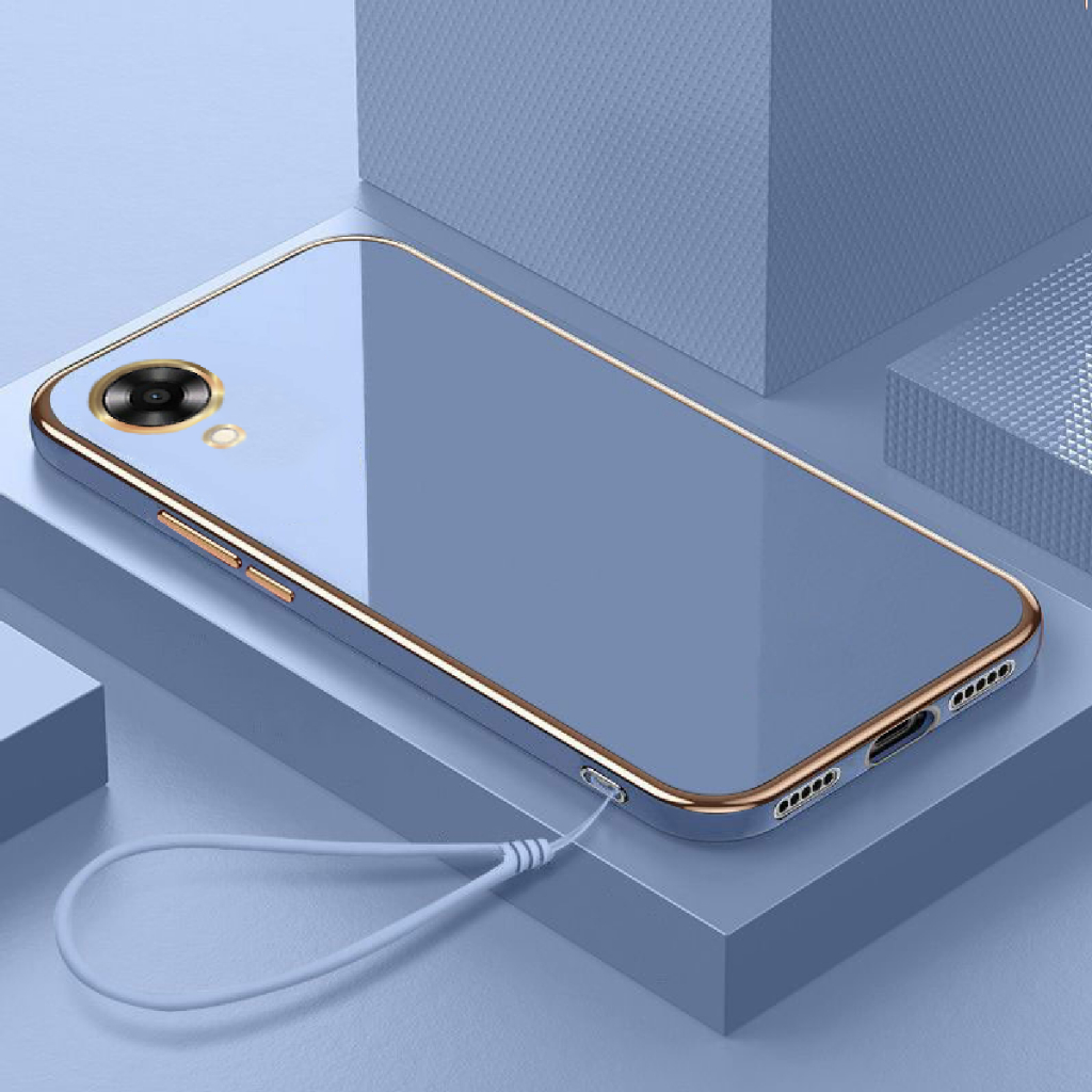 Jual Case Plating Oppo A17K Soft Case Lanyard Terbaru Premium Casing ...