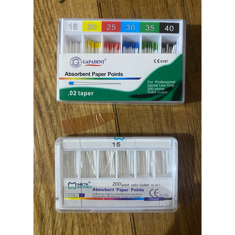 Jual paper point dental kertas endo PSA | Shopee Indonesia