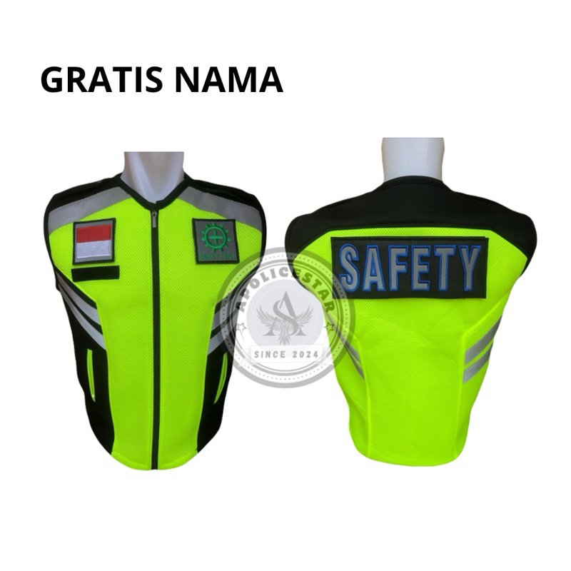 Jual Gratis nama-rompi safety proyek rompi lapangan rompi proyek jala ...