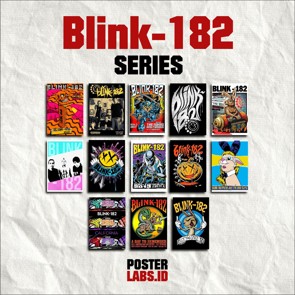 Jual POSTER BAND SERIES BLINK | HIASAN DINDING | UKURAN A5,A4,A3 ...