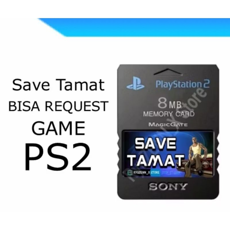 Jual MEMORY PS2 SAVE DATA TAMAT BISA REQUEST | Shopee Indonesia