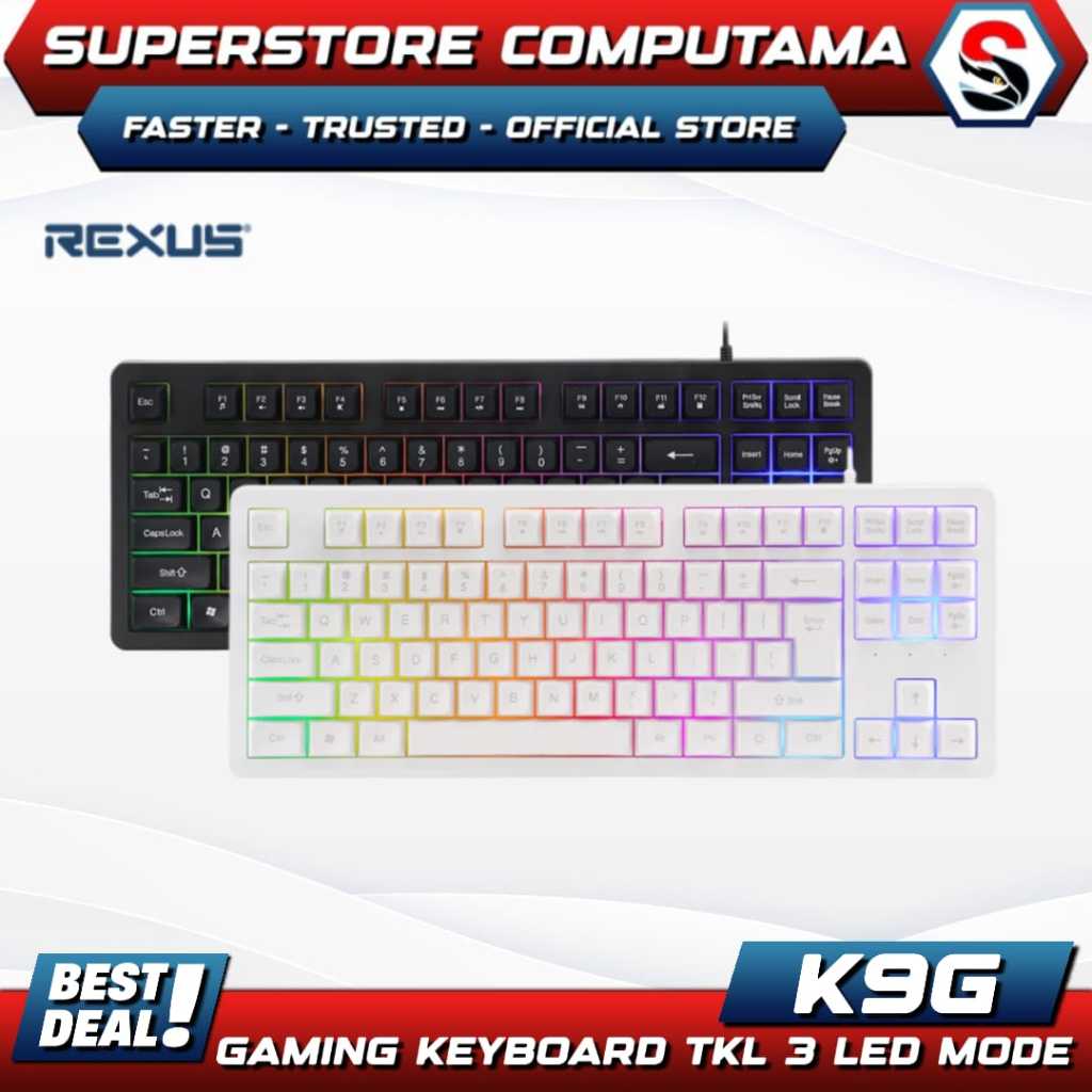 Jual Keyboard Gaming Rexus K9G Fortress TKL RGB Gaming Keyboard ...