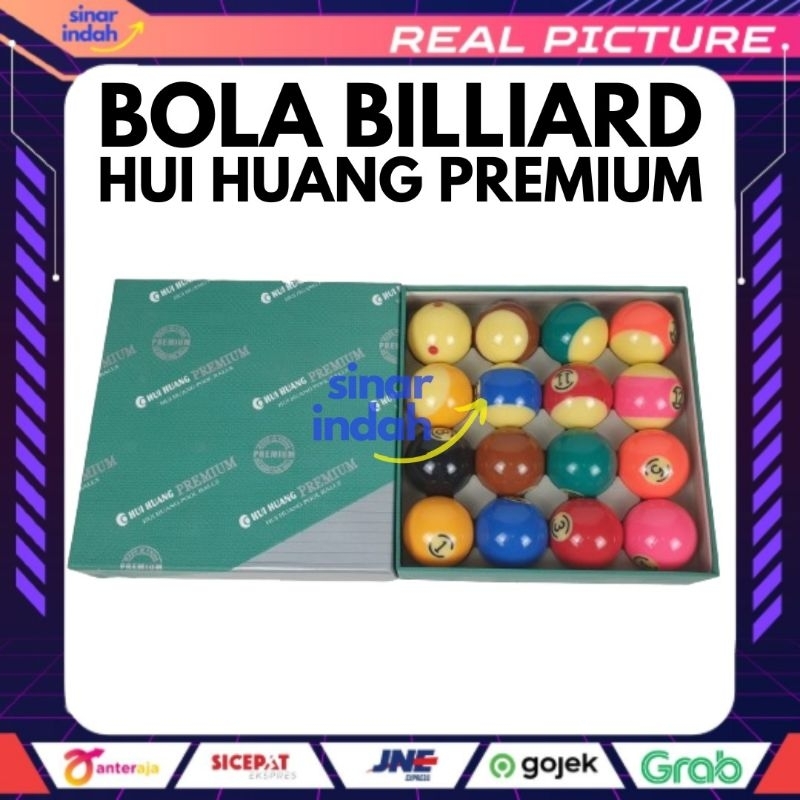 Jual Bola Bilyar Set Bola Billiard Pool Ball Set - Size 2.1/4" CB 2.1/4 ...