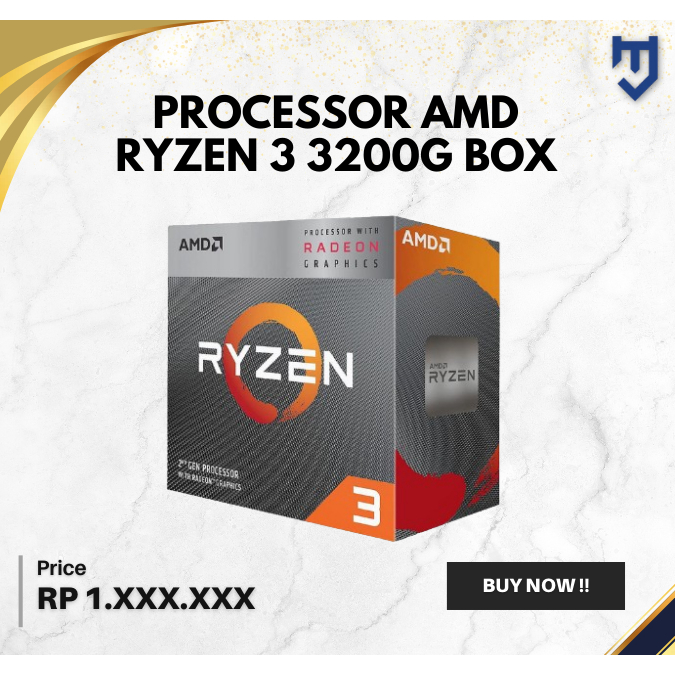 Jual Processor AMD Ryzen 3 3200G BOX 4-Core 3.6GHz | Shopee Indonesia