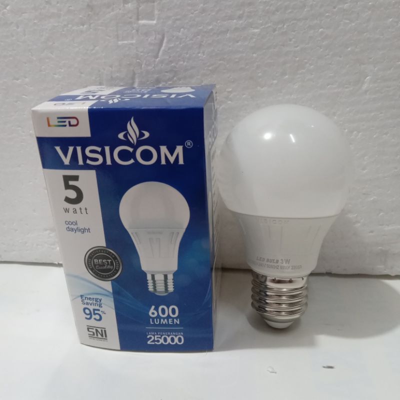 Jual Lampu Led Visicom 5W Cahaya Putih Super Terang Garansi 1 Tahun ...