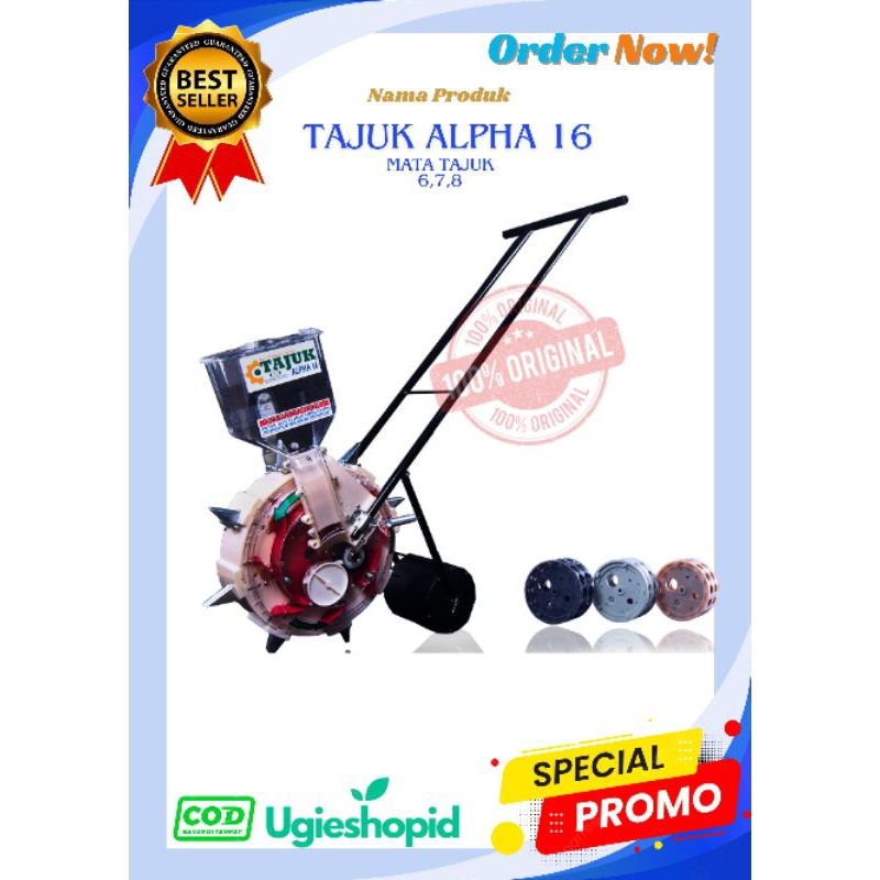 Jual TAJUK ALPHA 16 / Alat tanam jagung padi / Otok jagung & padi ...
