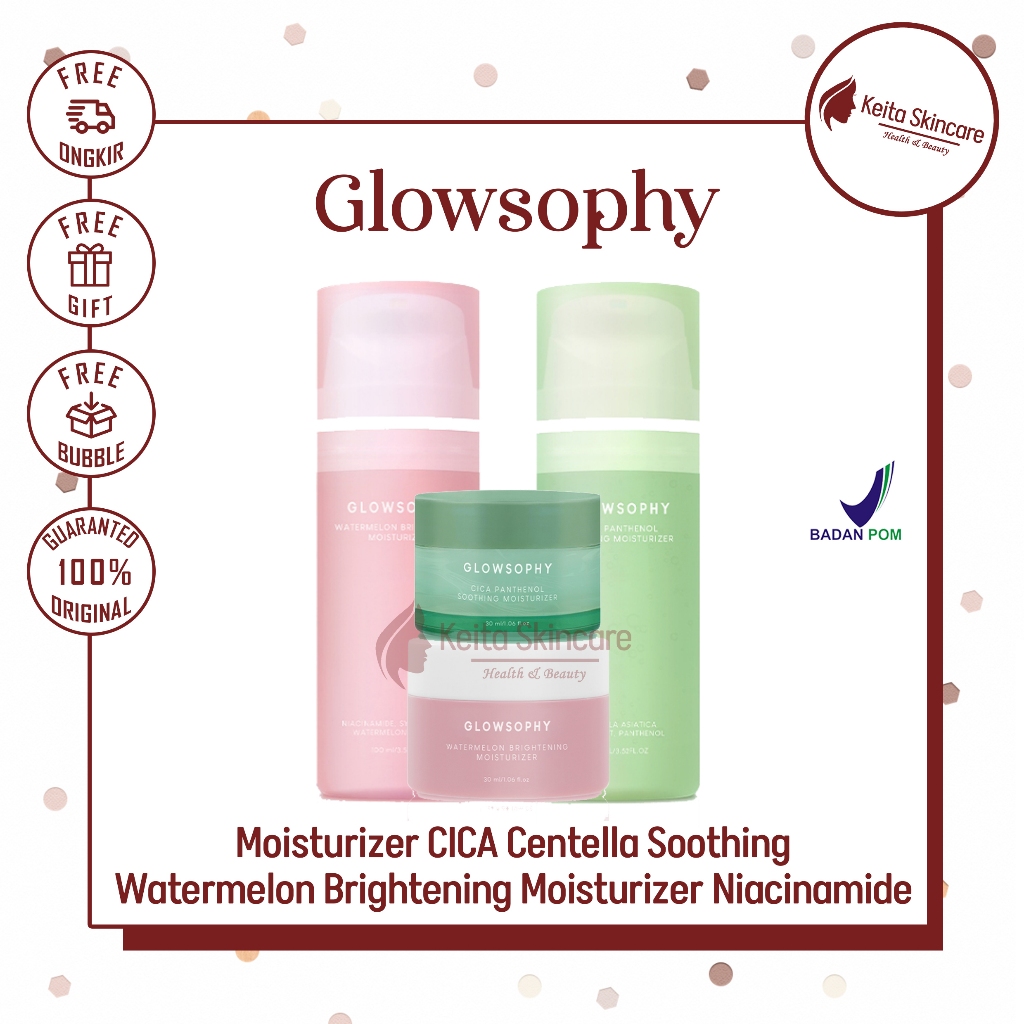 Jual GLOWSOPHY Moisturizer CICA Centella Soothing Moisturizer ...