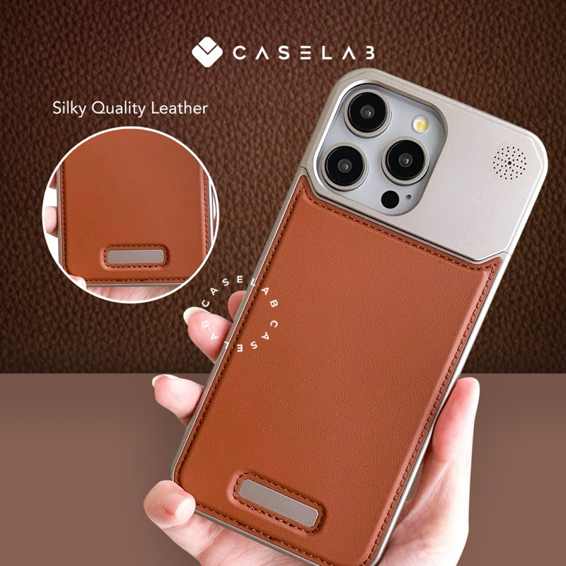 Jual CASELAB ROBO FUTURE CASE FULL METAL PLATE LUXURY LEATHER HARDCASE ...
