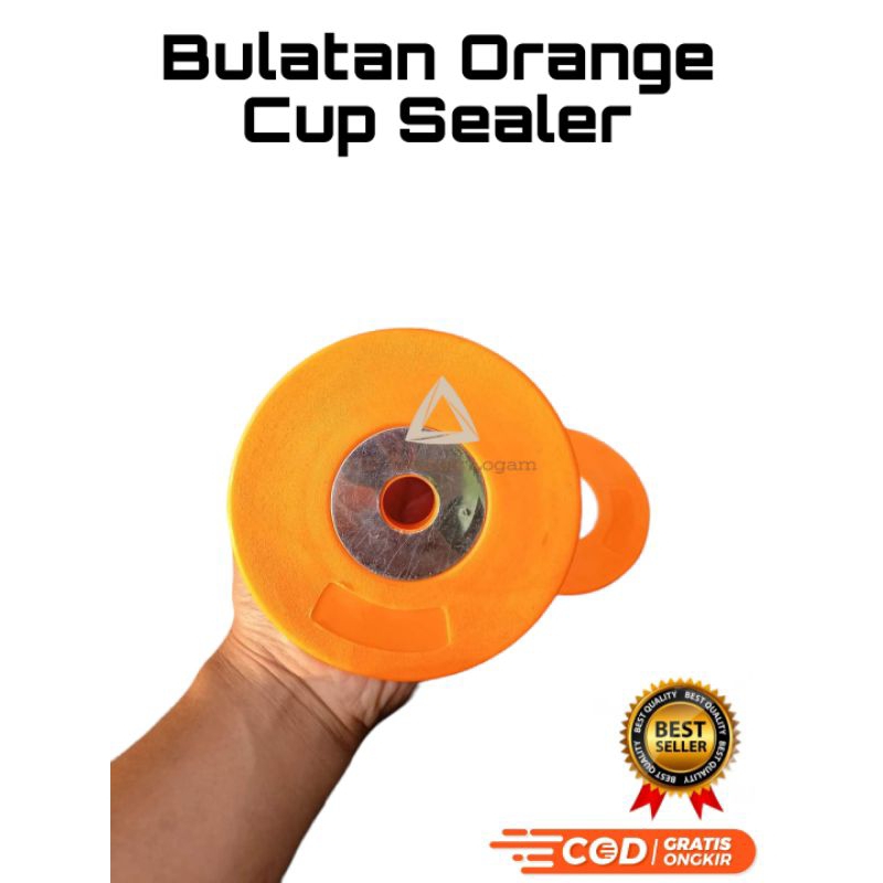 Jual Bulatan Orange Press Cup Sealer Berlaku Semua merk (Penjepit ...