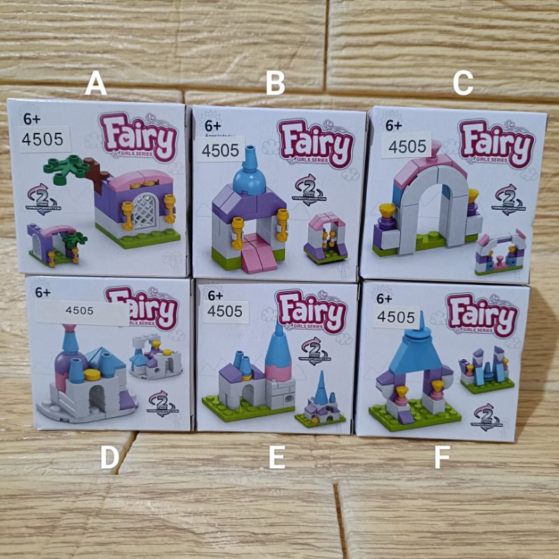 Jual Brick Pingao Block Fairy Girl Series Dream Castle 6in1 10005 4505 ...