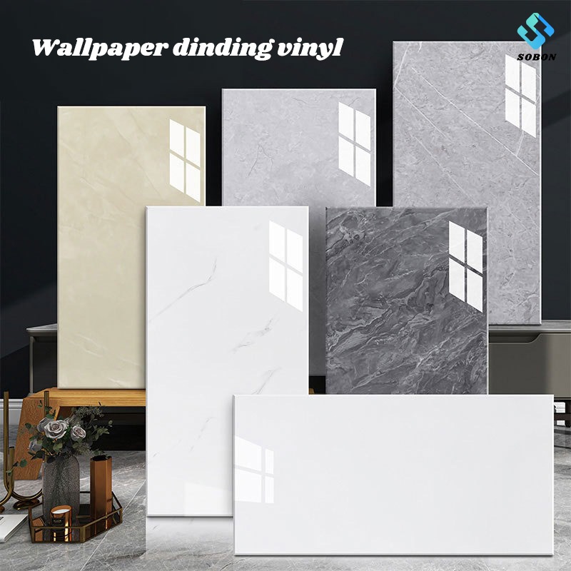 Jual Wallpaper dinding Marble 30 x 60 cm / Lantai Vinyl Marbel Granit ...