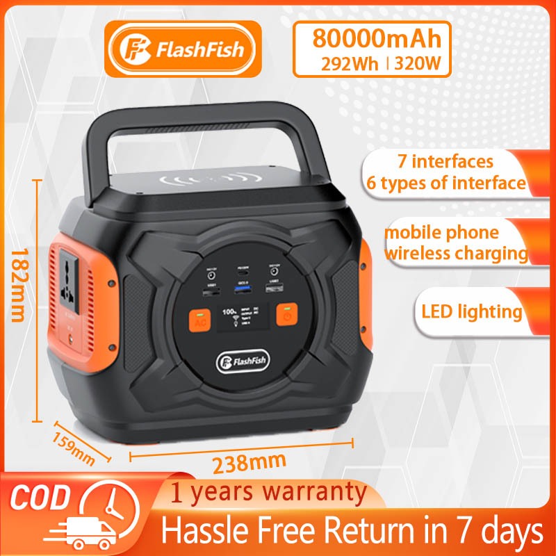 Jual Flashfish A301 320W/220V Solar Generator Portable Power Station ...