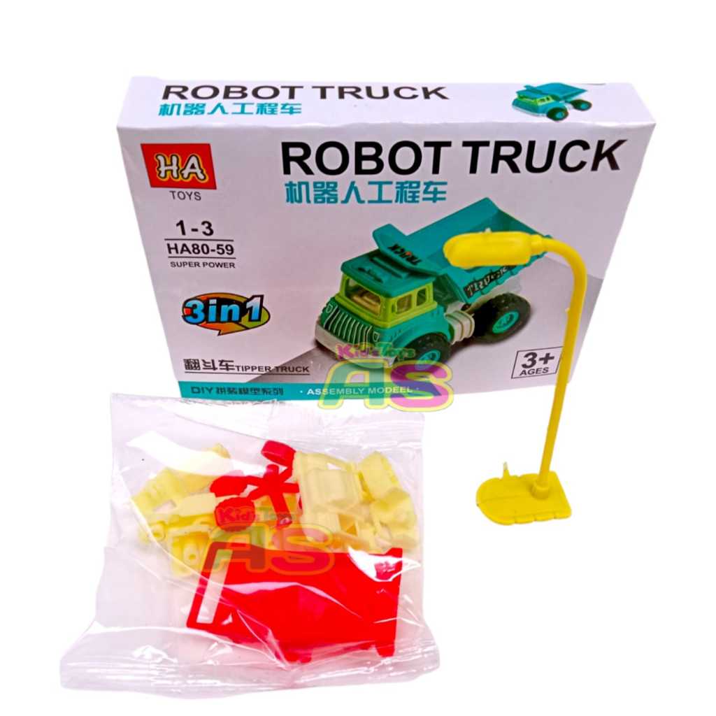 Jual MOBIL PEMADAM RAKIT / MAINAN KONTRUKSI RAKIT / MAINAN TRUK PASIR ...