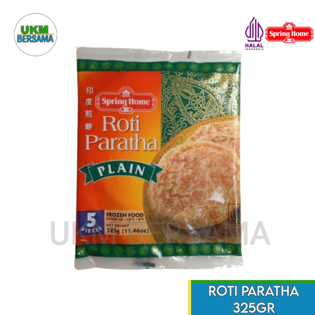 Jual Roti canai cane Maryam prata paratha plain spring home 325g ...