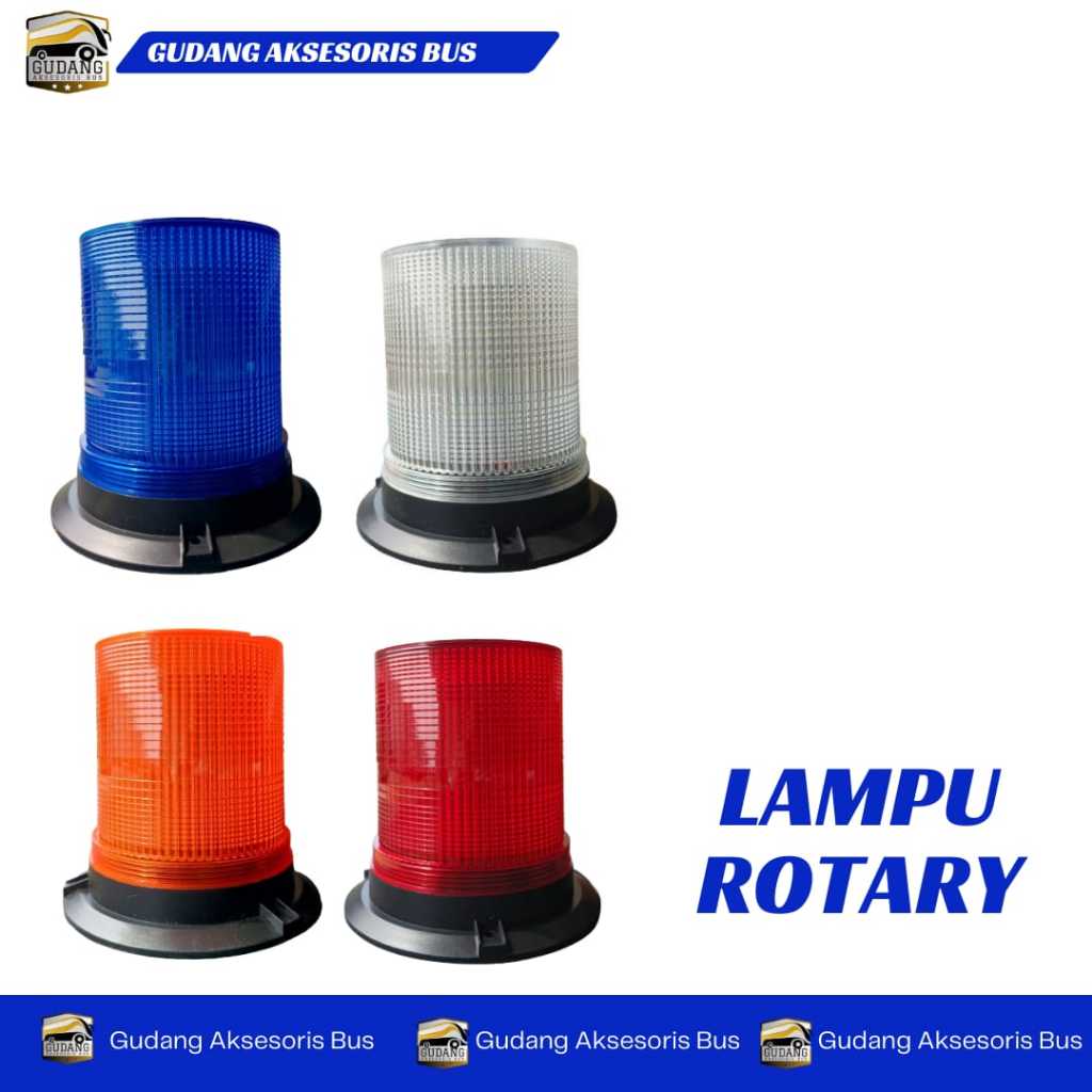 Jual LAMPU ROTARY 12V-24V LED 3 MODE LAMPU ROTARY DIAMETER 12 CM LAMPU ...