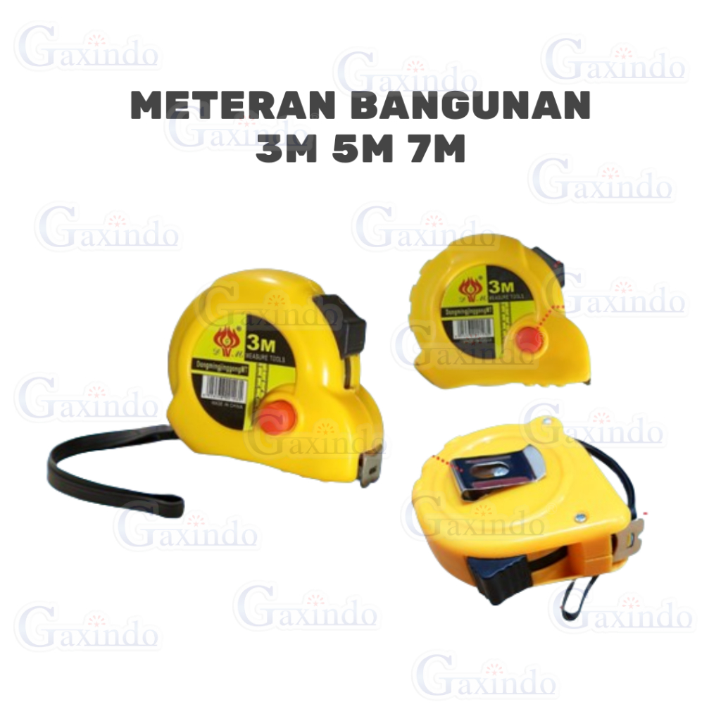 Jual METERAN BANGUNAN 3M 5M 7.5M M971 ALAT PENGUKUR METERAN ROLL MAGNET ...