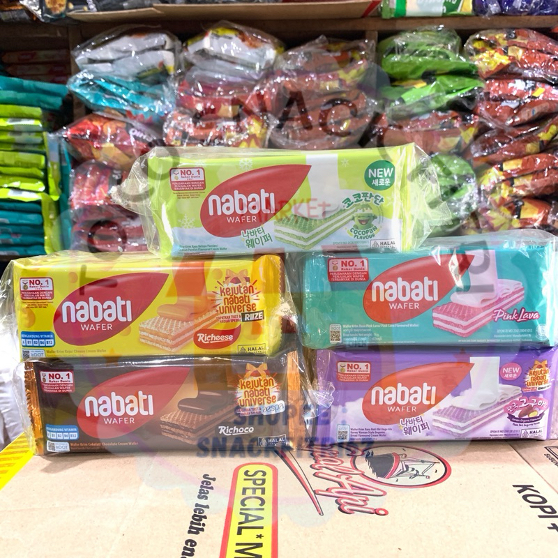 Jual WAFER NABATI@10pcs | Shopee Indonesia