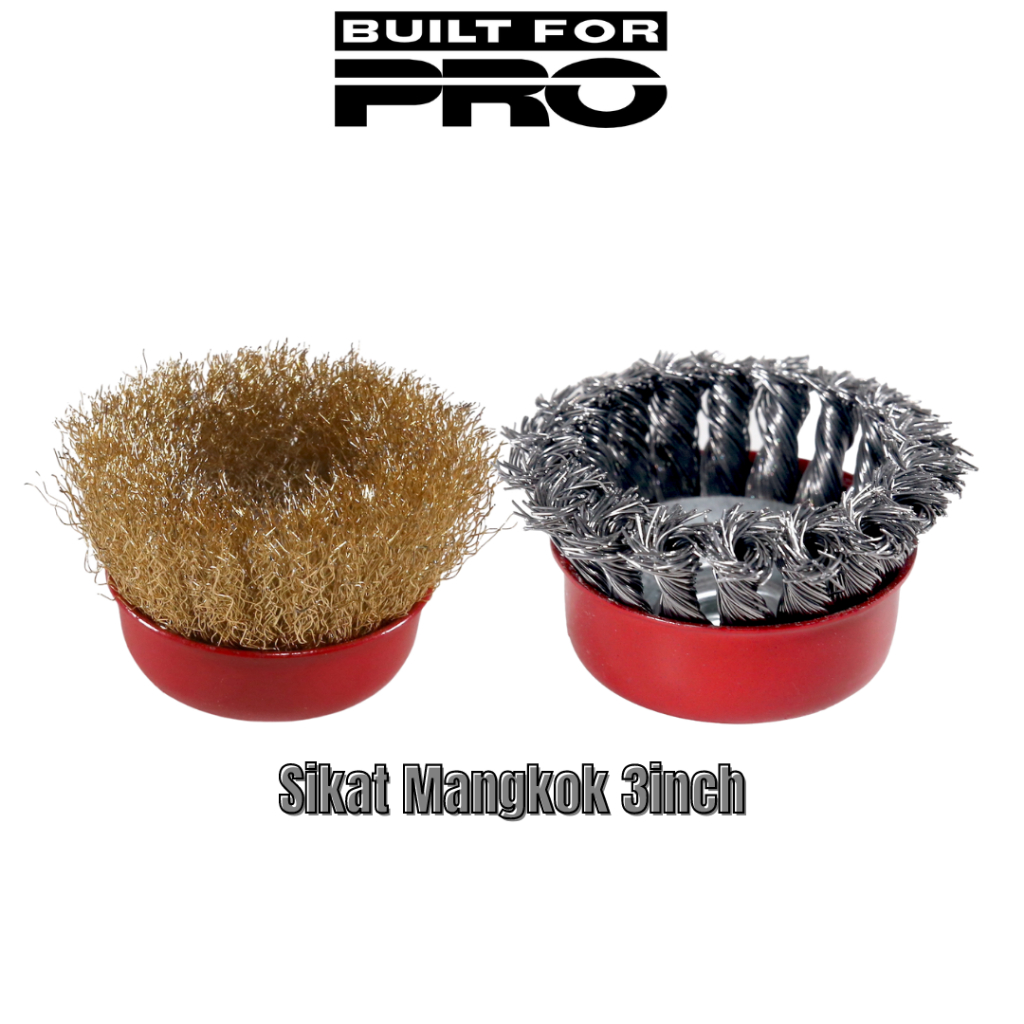 Jual Sikat Kawat Mangkok Besi Aluminium Stainless Gerinda Poles Kawat ...