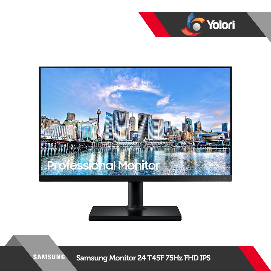Jual Samsung Monitor 24 T45F 75Hz FHD IPS Bezel-less Monitor with ...