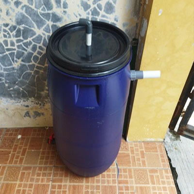 Jual tong filter kolam koi uk60 liter 1 output | Shopee Indonesia