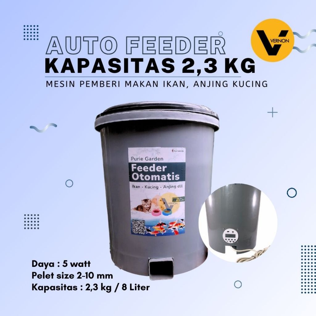 Jual Auto Feeder / Automatic Feeder Pemberi Makan Ikan Otomatis ...