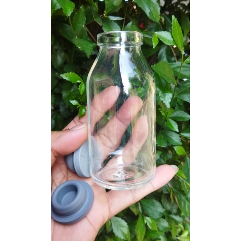 Jual Botol ASI 100ml BPA Free / Botol Kaca ASI ASIP 100 ml Tutup Karet ...