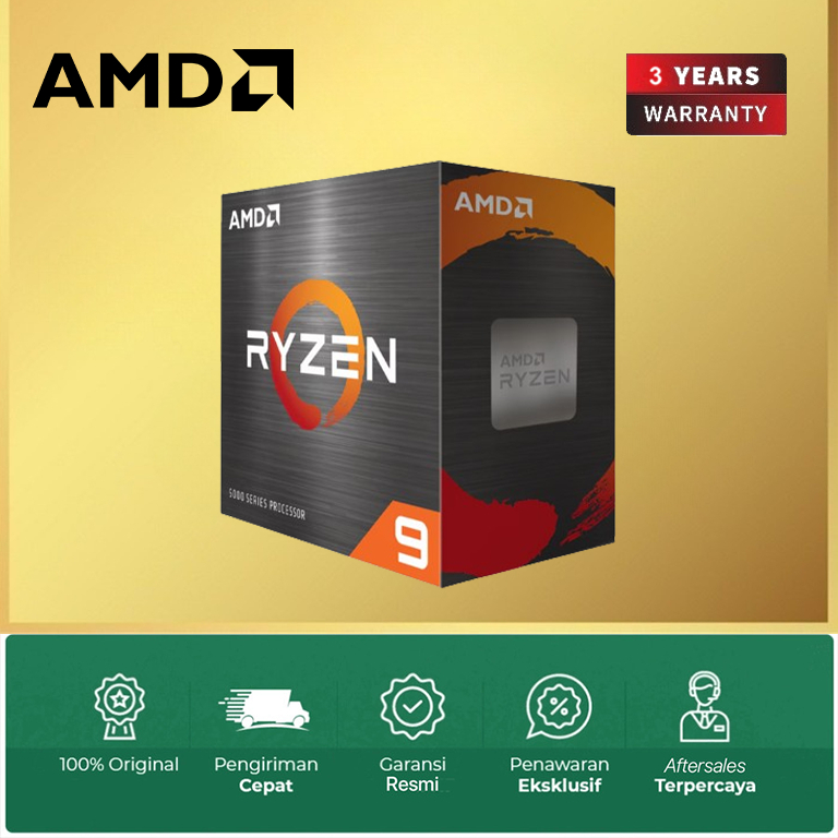 Jual Processor AMD Ryzen 9 5900X 12 Cores 24 Threads | Shopee Indonesia
