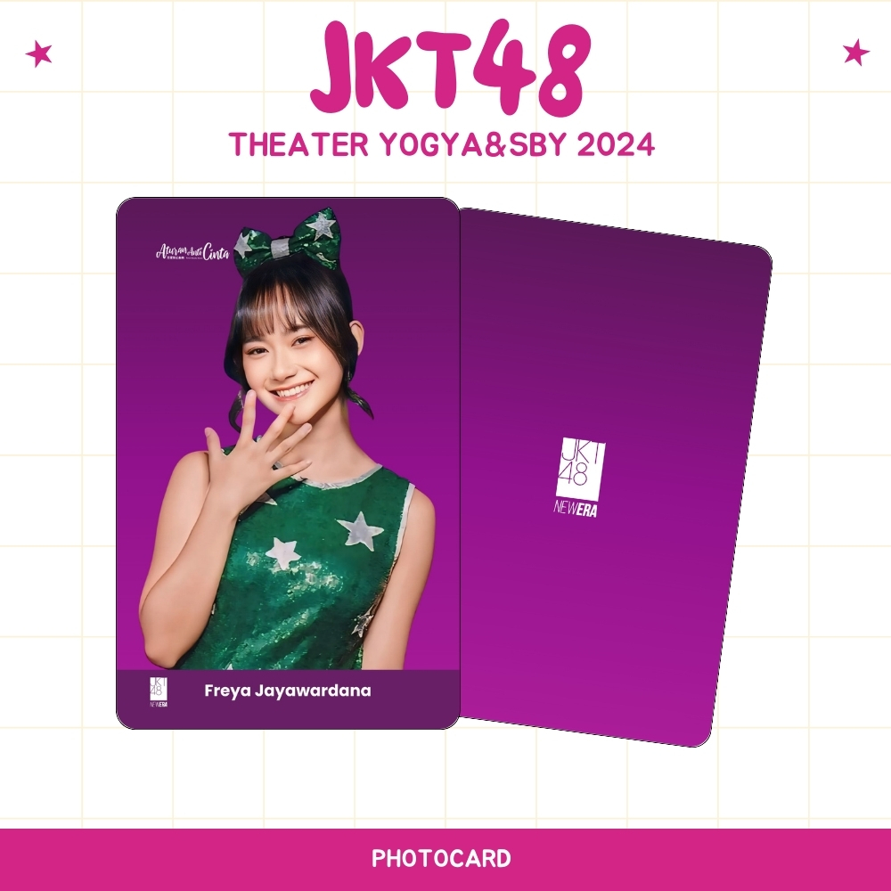 Jual PHOTOCARD JKT48 MAGIC HOUR & THEATER JOGJA SBY 2024 2SISI (HARGA 1 ...
