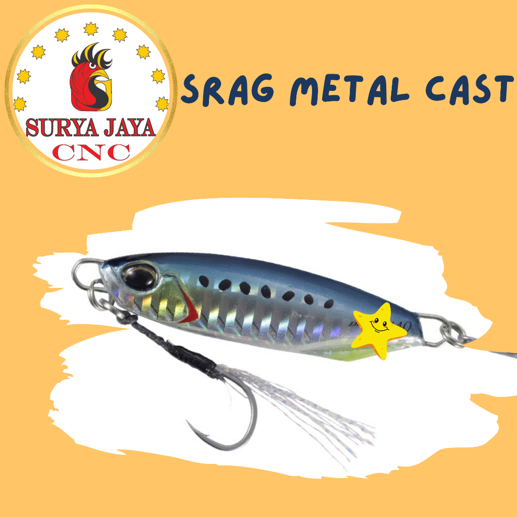 Jual cetakan metal jig SRAG METAL CAST 7,10,15,20,30,40,60,80,100 gram | Shopee Indonesia