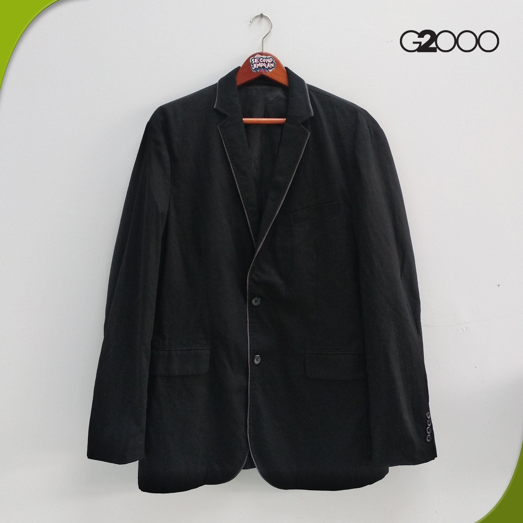 Jual Blazer g2000 hitam pria jumbo | Shopee Indonesia