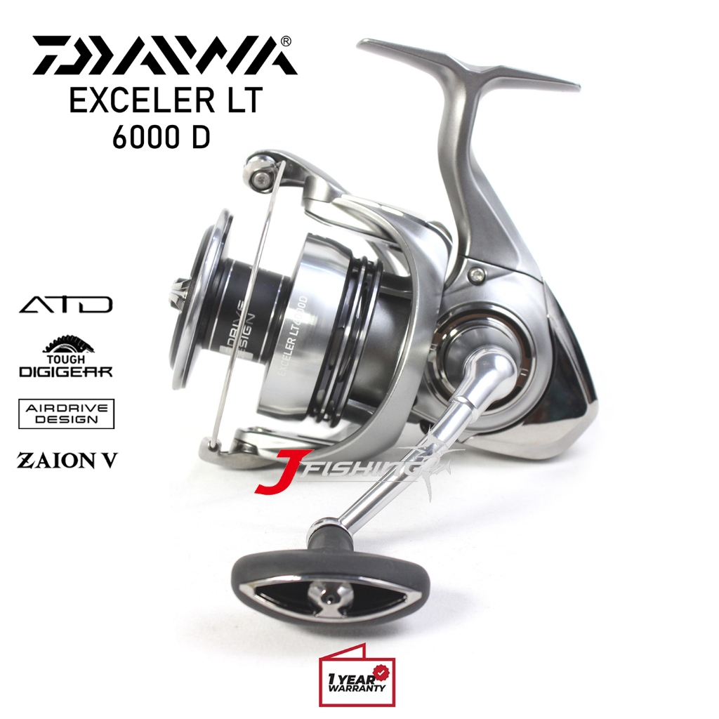 Jual Reel DAIWA EXCELER LT | Power Handle Zaion V | 1000D s/d 6000D ...