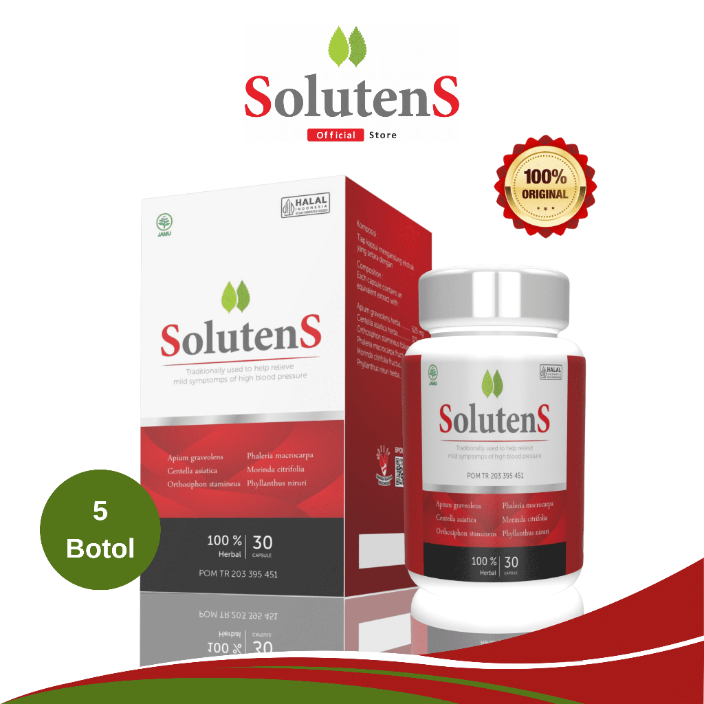 Jual SolutenS Isi 30 Kapsul 500mg Ekstrak Daun Orthosiphon Stamineus ...