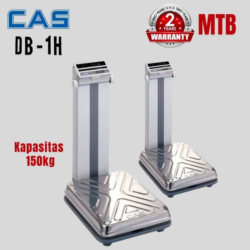 Jual bench scale timbangan barang timbangan duduk CAS DB-1H 150kg (MTB) | Shopee Indonesia