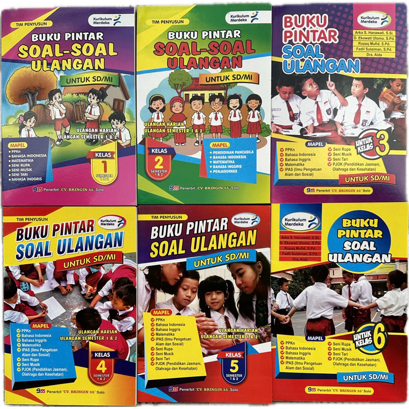 Jual Buku Soal-Soal Ulangan SD/MI Kurikulum Merdeka (Kumer) | Shopee ...