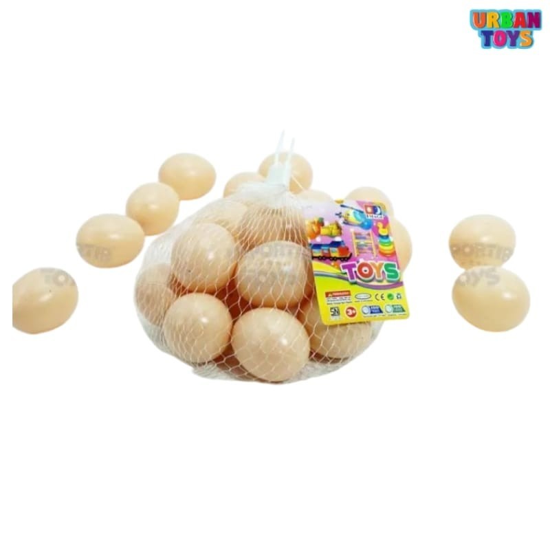 Jual Mainan Anak Telur Ayam Kampung Plastik isi 12 pcs | Shopee Indonesia
