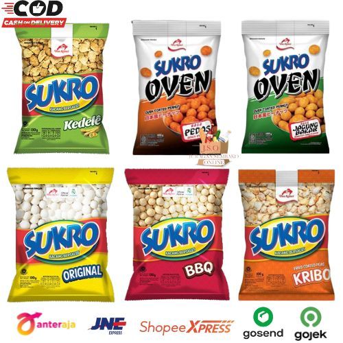 Jual [ JSO ] Sukro Dua Kelinci Renceng isi 10 x 17gr Kacang Sukro Oven ...