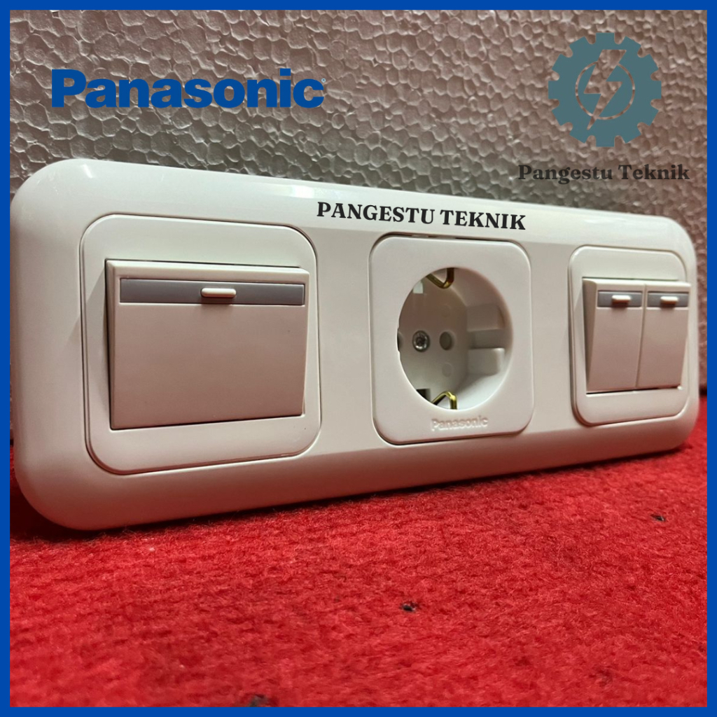 Jual Panasonic Stop Kontak + Saklar Seri + Saklar Besar Wide Series ...