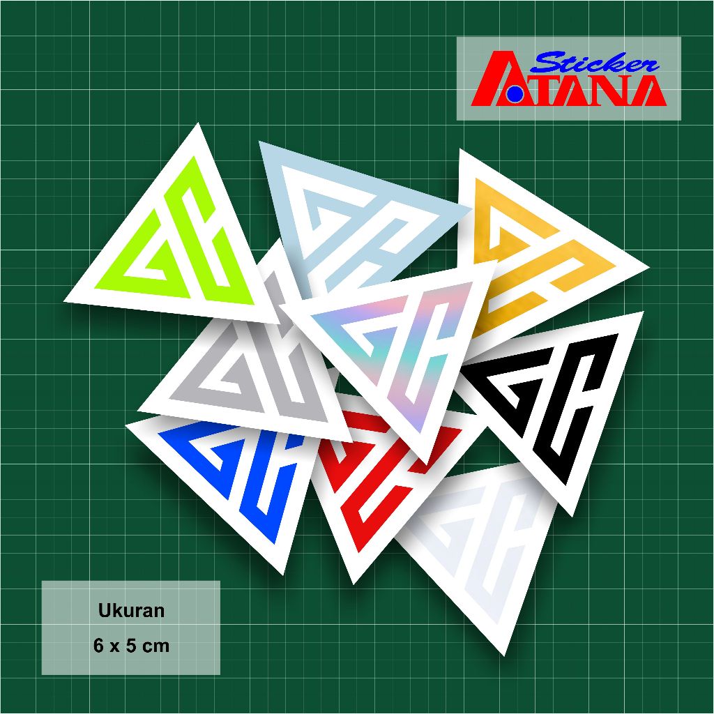 Jual Stiker Cutting GC Gerak Cepat Emblem Logo Racing Balap Otomotif ...