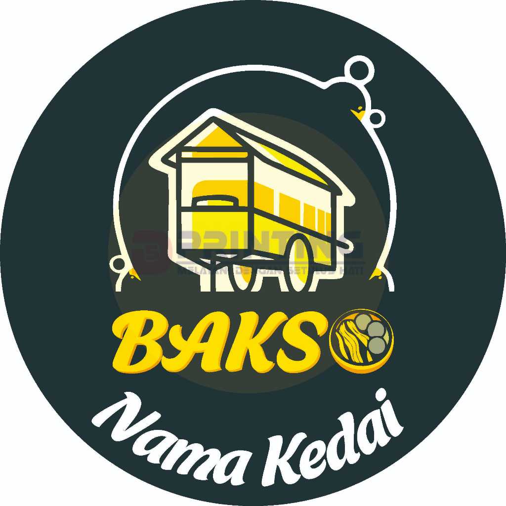Jual STIKER NAMA UNTUK KEDAI BAKSO | Shopee Indonesia