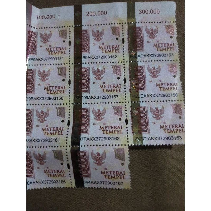 Jual Materai 10000 Asli | Shopee Indonesia