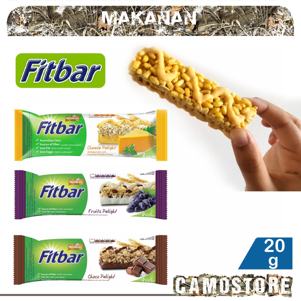 Jual Fitbar Protein Bar 20 gram Cemilan Sehat Fruit Coklat Keju ...