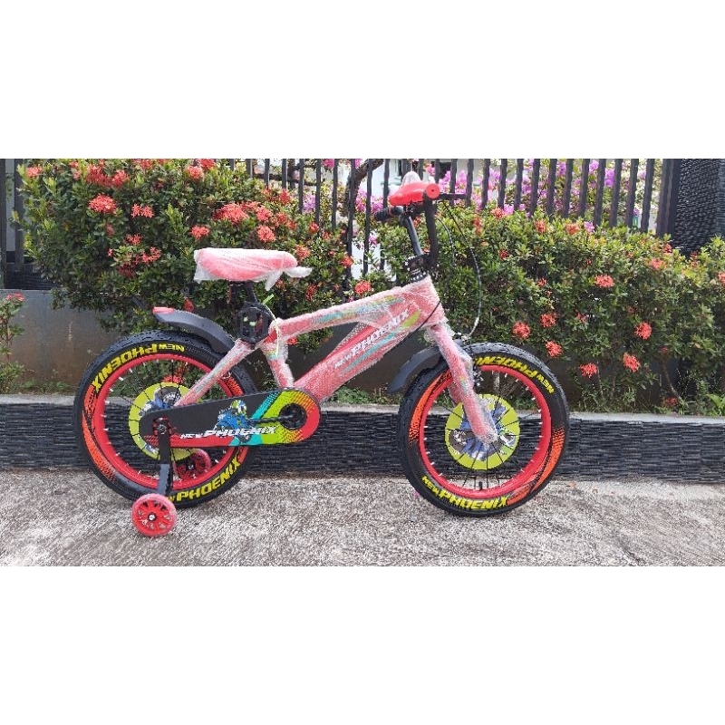 Jual Sepeda Anak BMX 18 New Phoenix ban besar | Shopee Indonesia