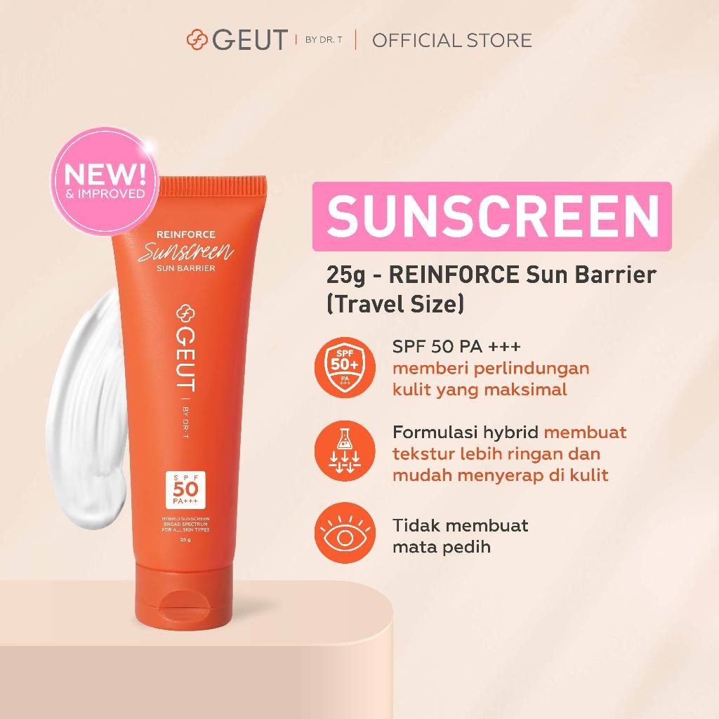 Jual GEUT REINFORCE Sun Barrier 25gr | Shopee Indonesia