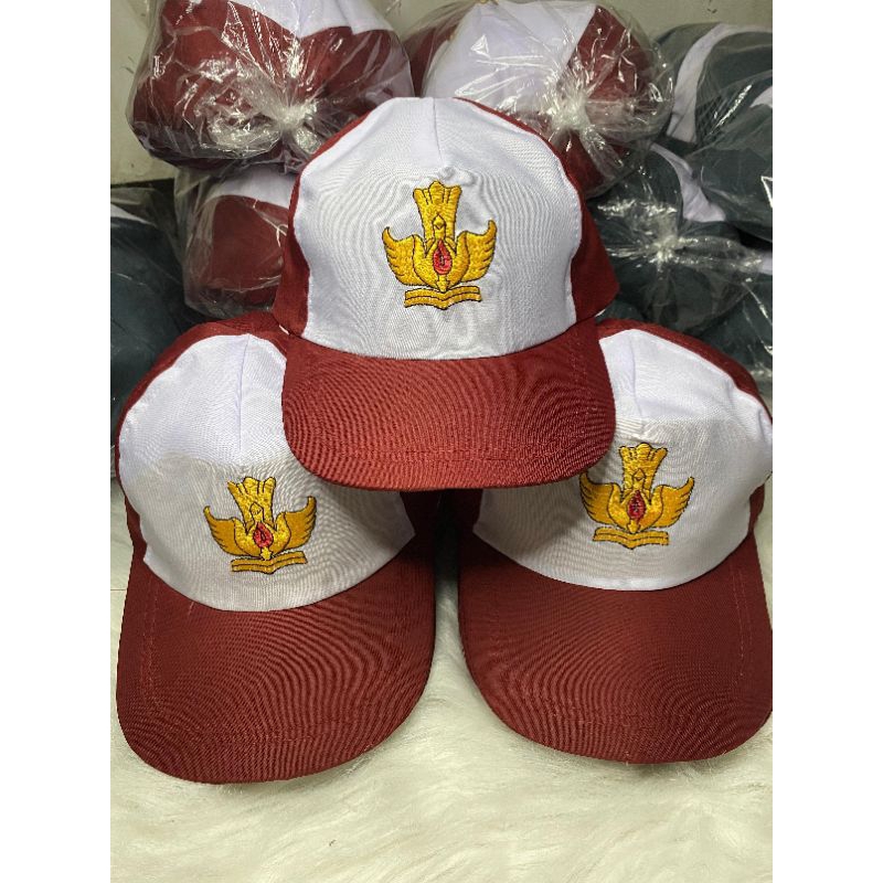 Jual TOPI SEKOLAH SD MERAH PUTIH | Shopee Indonesia