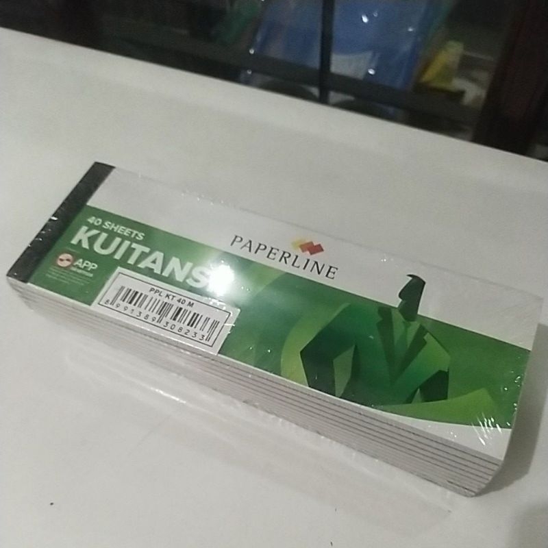 Jual buku kwitansi kecil paperline 40 lembar / kuitansi paperline kt 40 m | Shopee Indonesia
