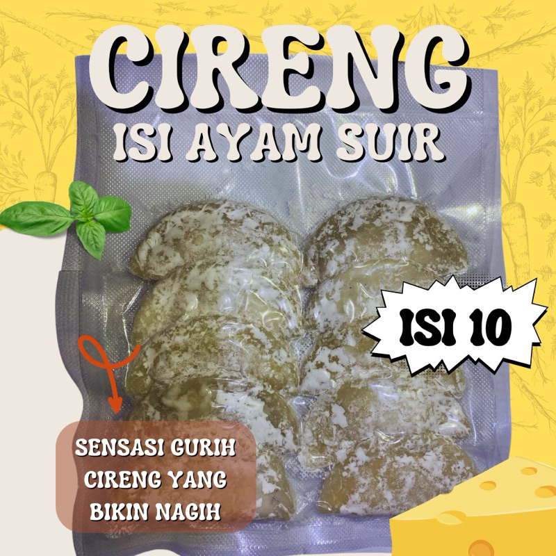 Jual Cireng Mini Mercon Isi Ayam Suwir Premium /Daging Ayam isi 10 pcs ...