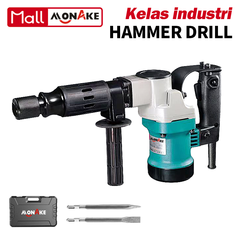 Jual MONAKE Alat Jerman Rotary Hammer Drill Mesin Bor Beton Listrik ...