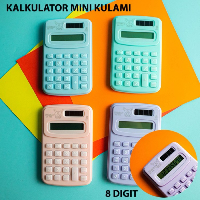 Jual KALKULATOR MINI KULAMI 8 DIGIT / CALCULATOR MINI POCKET PORTABLE ...