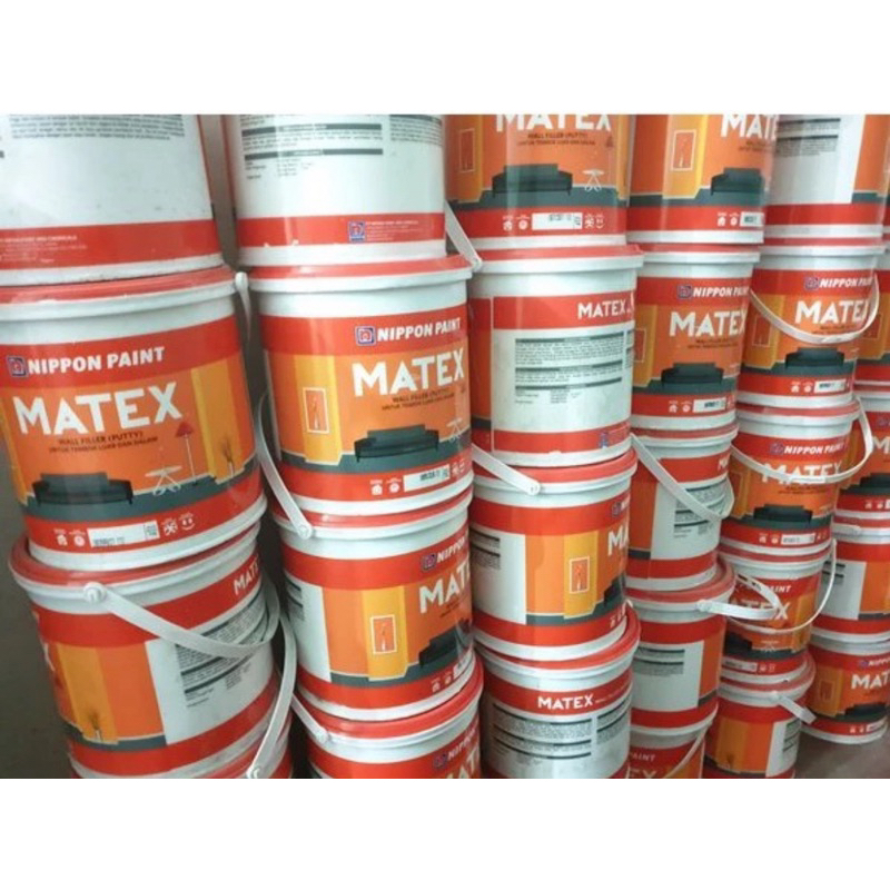 Jual Nippon paint matex plamir wall filler (putty) 4 kg dempul tembok matex | Shopee Indonesia